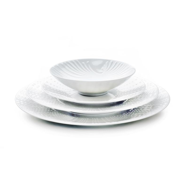 SET OF 6 DESSERT PLATES - SANIA BRILLANT- PORCELAINE DE LIMOGE – Dodo ...